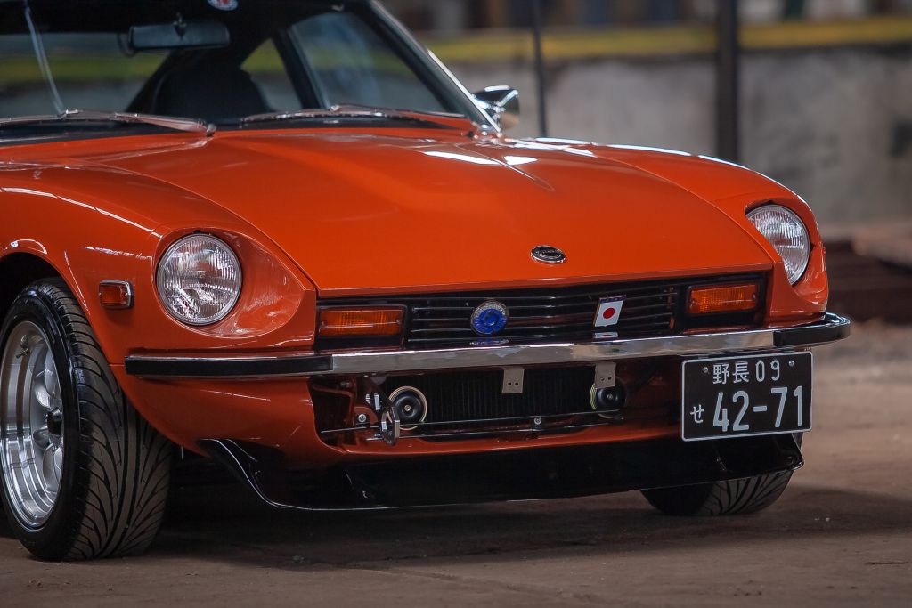 1976 Orange Nissan Datsun 280Z zu verkaufen