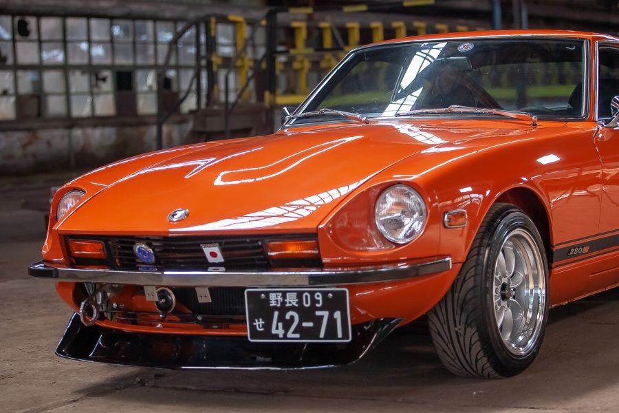 1976 Orange Nissan Datsun 280Z zu verkaufen