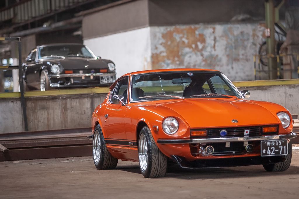 1976 Orange Nissan Datsun 280Z zu verkaufen