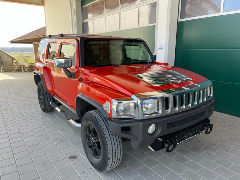 2010 Hummer H3 EU COC Zu verkaufen Rot
